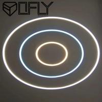 China Flexible LED Neon Flex Rope Light Rubber Silicone Tube 12*12mm Customized for sale