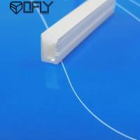 China Recessed Flexible Neon Light Rope 6.5*13mm Bendable Silicone Tubing For LED Lights for sale