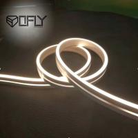 China Recessed Flexible Neon Light Rope 6.5*13mm Bendable Silicone Tubing For LED Lights for sale