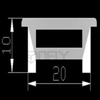 China Silicone Neon Tube 20*10mm Multiple Decorative Lighting 360 Degree Flexible LED Light Strip for sale