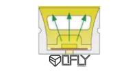China YD-S1616-1 Silicone Neon Tube 16*16mm Rubber LED Profile for Strip Lighting for sale