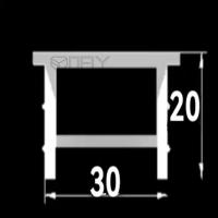 China IP68 Silicon Profile Extrusion Rubber Neon Tube 30*20mm Outdoor LED Neon Flexible Light for sale