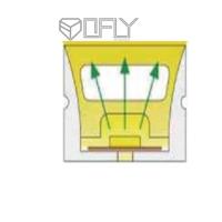 China IP68 Household Decoration Lighting Silicone Neon Tube LED Strip Light Square Shape for sale