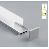 China Cabinets Tape Light Channel Anodized Aluminum Extrusion For LED Strip Lights for sale