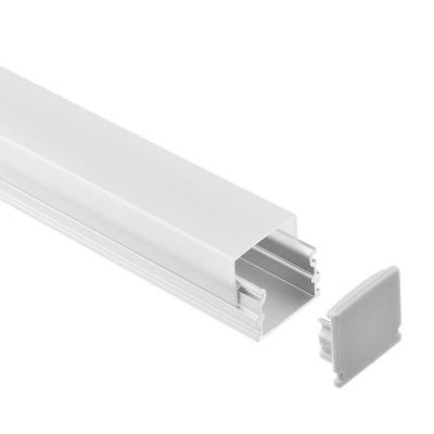 China Wall Surface Mount LED Channel Anodized Aluminium Profile For LED Strip Lighting for sale