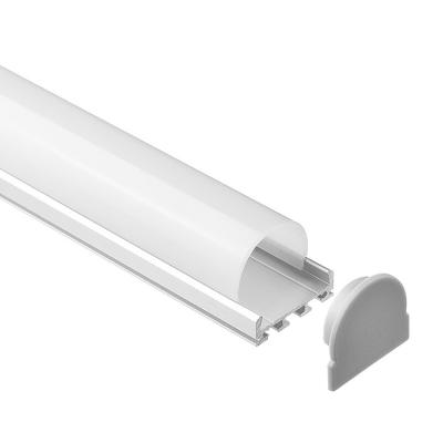 China Suspended Surface Mounted LED Profile 26*24mm Architectural Aluminium Light Channel for sale