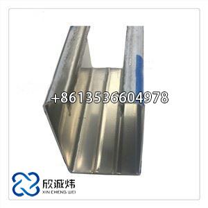 China Galvanized Steel Roller Shutter Door Guide Rails Easy Installation Custom Size for sale