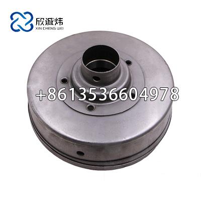 China 204mm Outer Diameter Shutter Door Pulley Zinc Plated Surface For Rolling Doors for sale