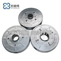 China High Strength Steel Standard Bearing Pulleys For Roller Shutters Galvanized Surface for sale