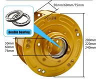 China Steel Golden Rolling Door Spring Box Kit With Nylon Bead And Secure Fastening Ring for sale