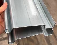 China Galvanized Steel Roller Shutter Bottom Rail Anti Corrosion Customizable Sizes for sale