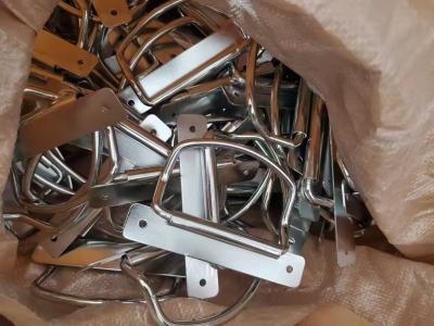 China Iron Steel Roller Shutter Door Handles Replacement Parts Galvanised Finish for sale