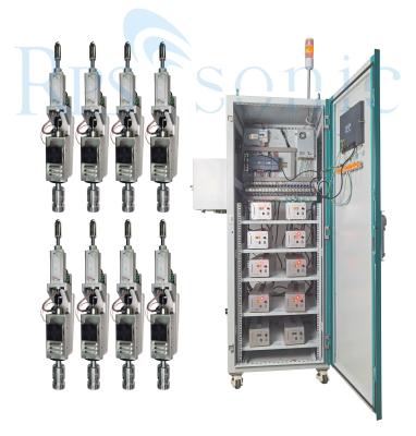 China Digital PLC Control 20Khz Ultrasonic Welding Machine For Plastic Cup for sale