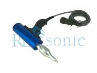 China Titanium Alloy Ultrasonic Welding Equipment Hand Held Gun For Synthetic Material Welding for sale