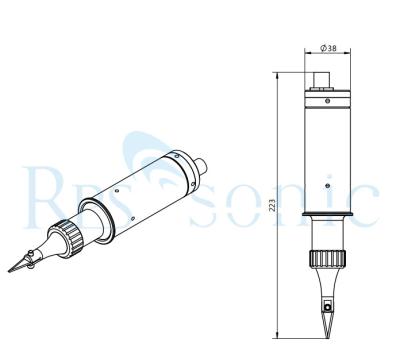China 35Khz Small Hand Held Ultrasonic Cutting Equipment Easy Replace Blade for sale