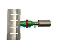 China 20khz Titanium Ultrasonic Food Cutter Drived By Branson Converter for sale