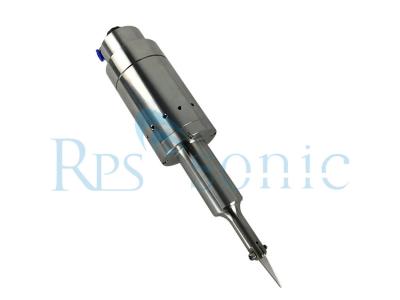 China Replaceble Blade 30Khz Titanium Handheld Ultrasonic Cutter For NonWoven Fabric for sale