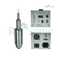 China Replaceble Blade 30Khz Titanium Handheld Ultrasonic Cutter For NonWoven Fabric for sale