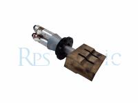 China Dual Vibrator Ultrasonic Welding Transducer Piezoelectric 15khz 4200w for sale