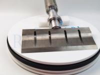 China 305mm Titanium 20khz 1000w Ultrasonic Cutting Blade for ultrasonic chocolate cake cutting for sale