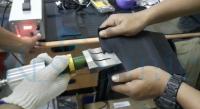 China Digital Rubber Ultrasonic Cutting Device 40Khz 40μM Horn Amplitude for sale