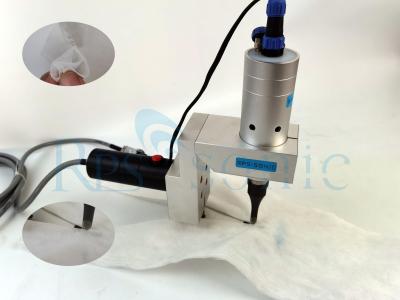 China Digital 40khz Titanium Horn Ultrasonic Fabric Cutter For Nonwoven Sealing for sale