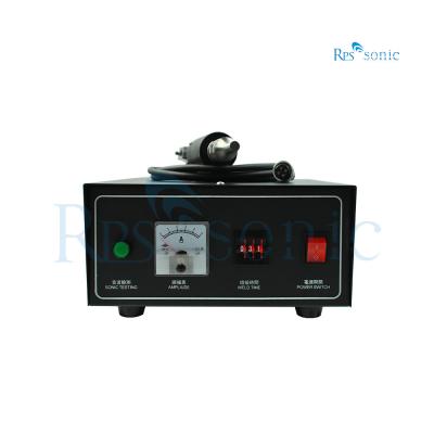 China Compact Portable 28khz 600w Ultrasonic Spot Welder For Textile Sealing customized horn for sale