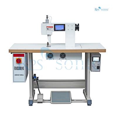 China 800w 20khz Ultrasonic Sewing Machine With Rotray Horn for nonwoven sewing and cutting for sale