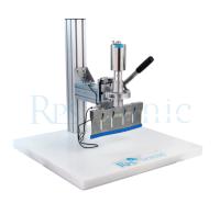 China Hand Pressed Ultrasonic Cutting Machine For Frozen Meat Cake 20kHz 1kW for sale