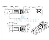 China 35khz 800W Rotary Ultrasonic Sonotrode In Seamless Underwear Lace Machine for sale