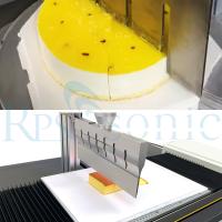China Titanium Ultrasonic Food Cutting Machine For Frozen Food 20Khz 1kw for sale