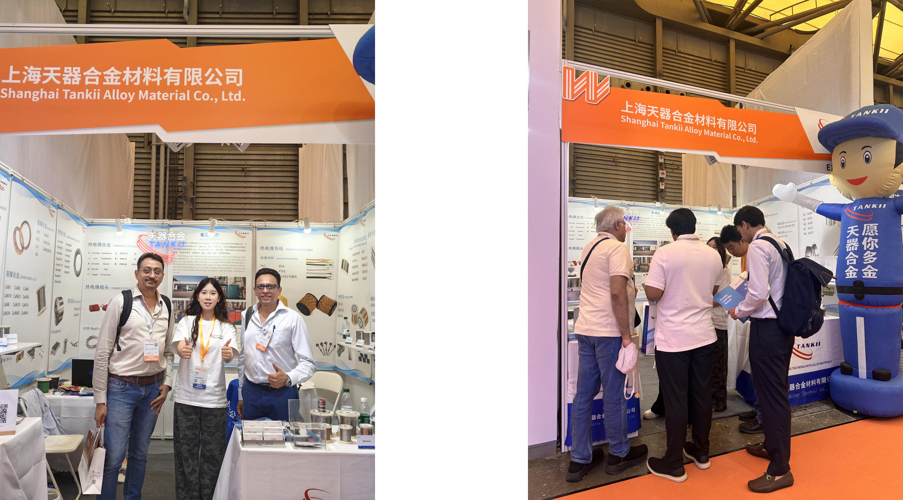 Team at the exhibition