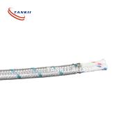 China K Type Thermocouple Cable Wire Fiberglass Insulation 800C 2x0.711mm High Temperature for sale