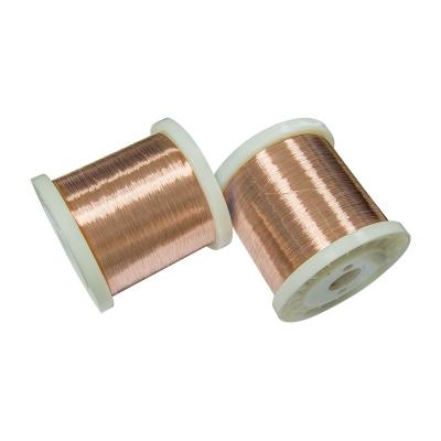 China Copper Manganese Alloy Manganin Resistance Ribbon Flat Enameled Wire 0.44 ohm mm2/m 8.4 g/cm3 for sale