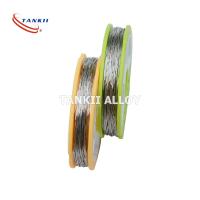 China 0.35mm Platinum Rhodium Alloy R Type Thermocouple Wire Pt87Rh-Pt 0 to 1600C for sale