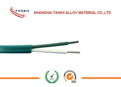 China AWG 24 K Type Thermocouple Extension Wire Positive Yellow Red Fiberglass Insulation 200C for sale