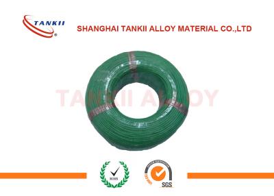 China K Type Thermocouple Cable Single Conductor 2x0.3mm Custom Color Green White Red Yellow for sale