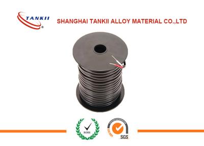 China Solid Unscreened Thermocouple Cable High Silica Fiberglass Wire 2x0.2mm KX NX EX JX for sale
