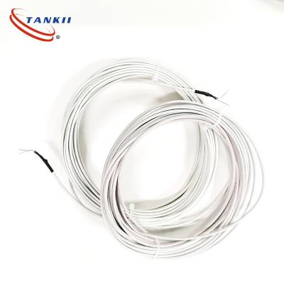 China Fiberglass Insulated K Type Thermocouple Cable 2x0.25mm with Soldering Point -73 to 700°C for sale