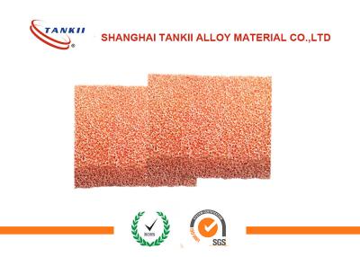 China 80 PPI Copper Metal Foam 2x500x500mm Filter 99.99% Purity High Porosity for sale