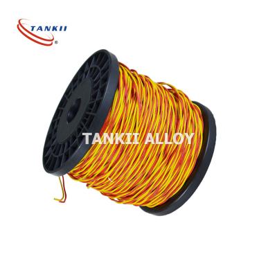 China Heat Resistant Thermocouple Extension Cable Fiberglass Insulation SC KX JX TX 2 Core for sale
