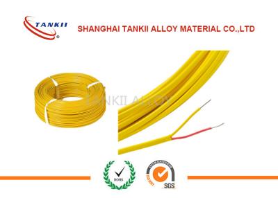 China PTFE Insulated Type K Thermocouple Cable 2x0.2mm 500m Roll 200°C for sale