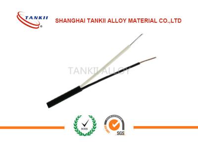 China PTFE PVC Fiberglass Rubber Insulated Thermocouple Wire 2x0.5mm Custom Color for sale
