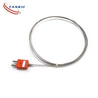 China Tankii Class 1 MI K Type Thermocouple Sensor with Connector -200 to 1100C for Mold Factory for sale