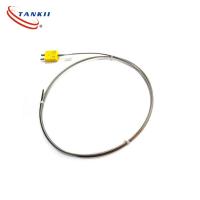 China Type K Mineral Insulated Thermocouple Wire -200°C to 1100°C Temperature Range with Custom Connector Options for sale