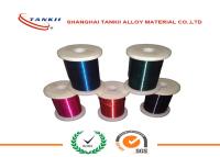 China Enamelled Nickel Resistance Alloy Wire 0.018-3.0mm for Slide Rheostat with 400°C Max Temperature for sale