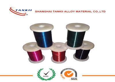 China Enamelled Nickel Resistance Alloy Wire 0.018-3.0mm for Slide Rheostat with 400°C Max Temperature for sale