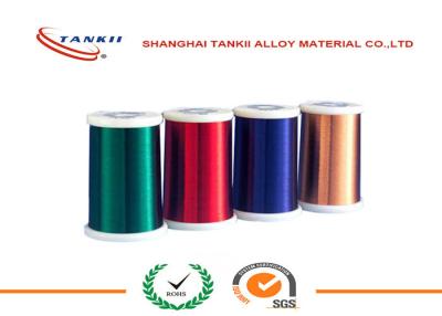 China CuNi23 Enamelled Resistance Wire 0.1mm 220℃ Polyimide for Standard Resistors for sale
