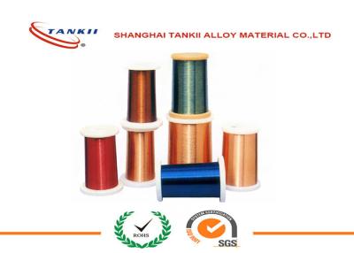 China Round Flat Manganin Wire 0.1mm Enameled Wire 200℃ for Winding Resistors for sale