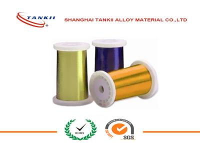 China Enamelled Copper Nickel Alloy Wire 0.018mm Class 155-220 Red Green for Precision Instruments for sale